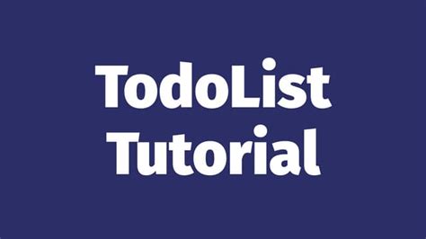 Kitura Todolist Tutorial Ppt