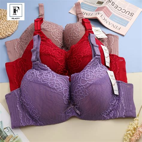 Bra Women Plus Size Full Cup Wired Lace 38 46 Baju Dalam Wanita Saiz