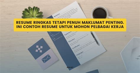 Resume Ringkas Tetapi Penuh Maklumat Penting Ini Contoh Resume Untuk Mohon Pelbagai Kerja