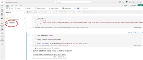Install On Microsoft Fabric Apache Sedona™