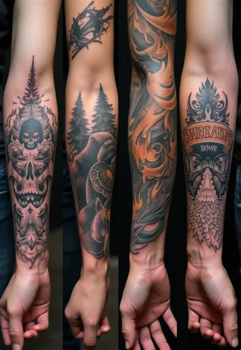27 Outer Forearm Tattoos For Men That Look Tough And Clean Pine Moon Ink