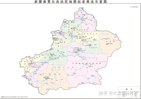 中国和34个省市区2023年高清行政地图 知乎