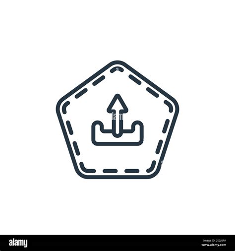 Output Outline Vector Icon Thin Line Black Output Icon Flat Vector