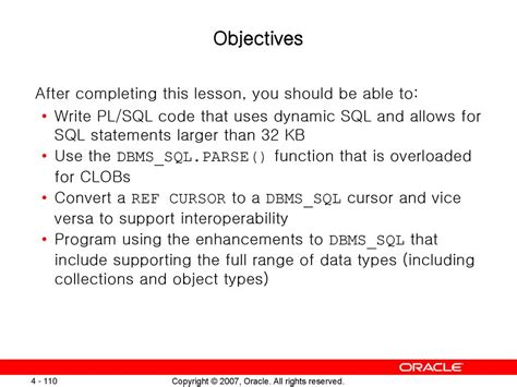 introducing the oracle database 11g sql and pl sql new features ppt