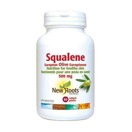 New Roots Herbal Squalene Softgels Nutrition For Healthy Skin