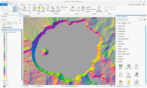 Create An Aspect Slope Map Quickly And Easily