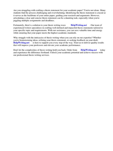 Identifying Thesis Statement Powerpoint Pdf Essays Thesis