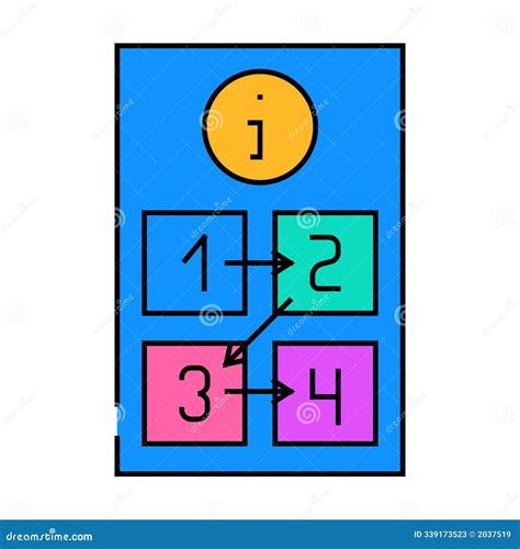 Instruction Manuals Technical Writer Icon Color Illustration Stock Illustration Illustration