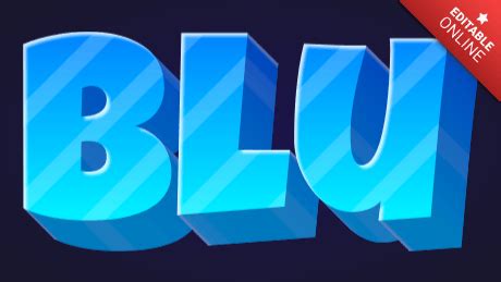 Blu Text Effect Generator TextStudio