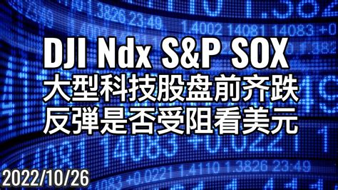 美股纳斯达克 电子盘下跌2 但反弹是否受阻仍要看美元走势而定 YouTube