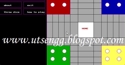Ludo Game Cg In C Project C And C Project In C Language