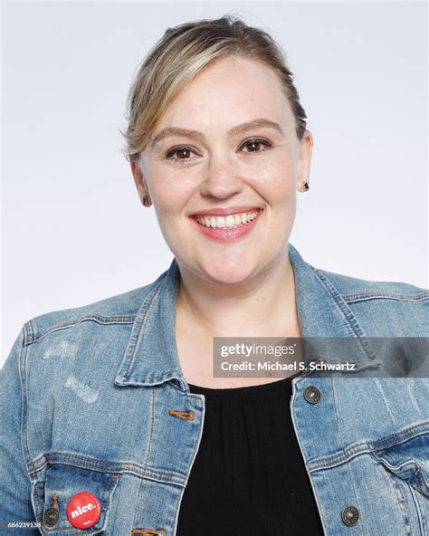 Comedian John Candys Daughter Comedian Jen Candy Poses During Her