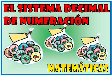 El Sistema De Numeración Decimal Matemáticas ~ Optifutura