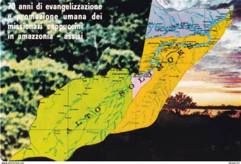 Klein Formaat 1971 80 Calendarietto Missione Cappuccini Amazzonia