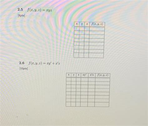 Solved 11 Counting In Binary When Filling Out A Truth T
