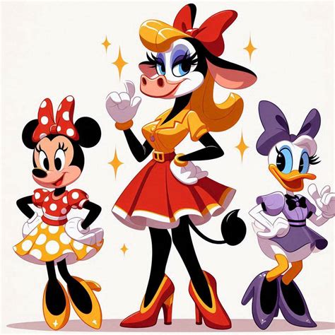 Disney Girls Minnie Daisy And Clarabelle By Mnwachukwu16 On Deviantart
