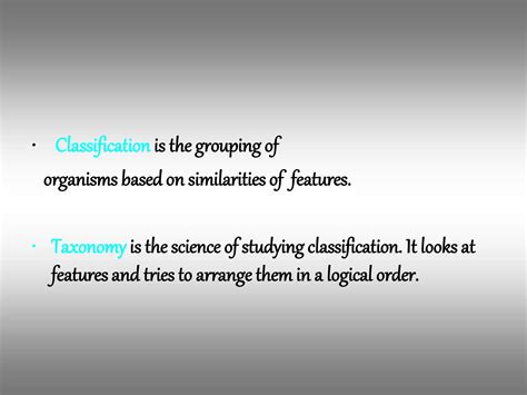 Binomial Classification Of Animals And Taxonomy Ppt Biological