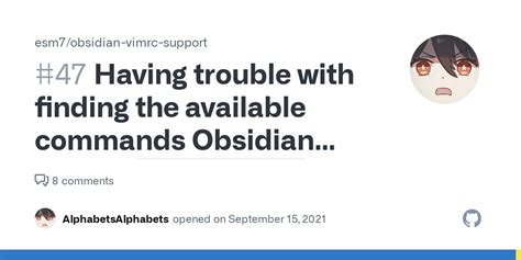 Having Trouble With Finding The Available Commands Obsidian Has For `obcommand` · Issue 47