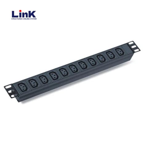Pdu 19 Inch 12 Way Iec C13 3 Phase Power Distribution Unit Socket For Network Rack Cabinet