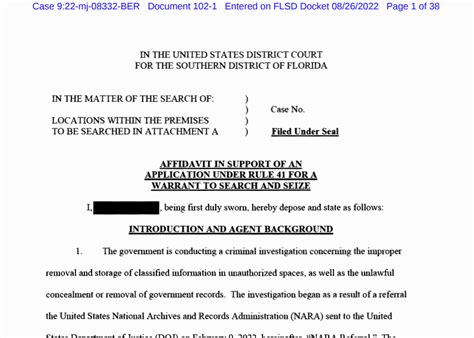 Search Warrant Sample