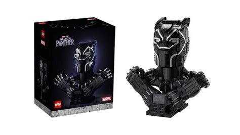 Lego Pays Tribute To The King With Life Size Lego Marvel Black Panther Bust