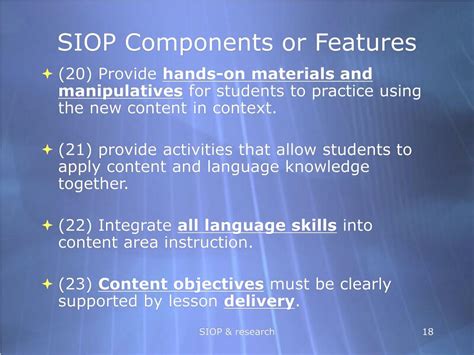 Ppt The Siop Model Powerpoint Presentation Free Download Id 650341