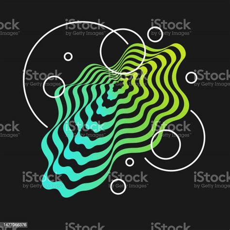 기하학적 모양의 컴포지션 디자인에 대한 추상적 배경입니다 트렌디한 스타일리시그래픽 0명에 대한 스톡 벡터 아트 및 기타 이미지 0명 3차원 형태 검은색 Istock