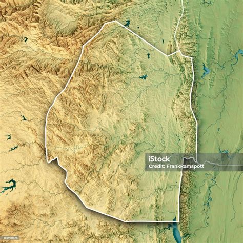 에스와티니 3d 렌더링 지형지도 색상 테두리 0명에 대한 스톡 사진 및 기타 이미지 0명 3차원 형태 공중 뷰 Istock