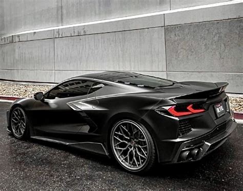 Chevrolet Corvette Z06 Corvette C8 Wrapped C8 Murdered Out C8 Satin