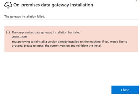 error installing data gateway personal mode microsoft fabric community