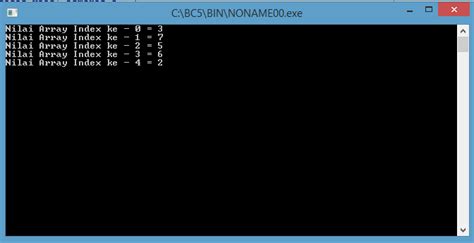 Rangkuman Materi Array Sekilas Teknologi