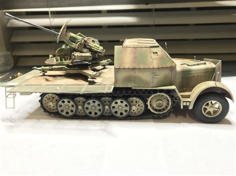 Dragon 135 Sdkfz 72 With Flak 43 6553 Modelmakers