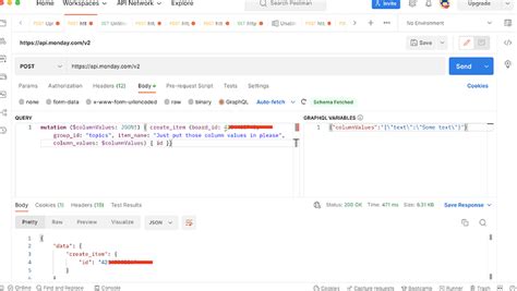 creating an item with column values monday apps and developers monday