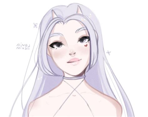 Leviallexiss 💜 Art 💜 Cute Girl 💜 Scetch Картины маслом Картины Художник