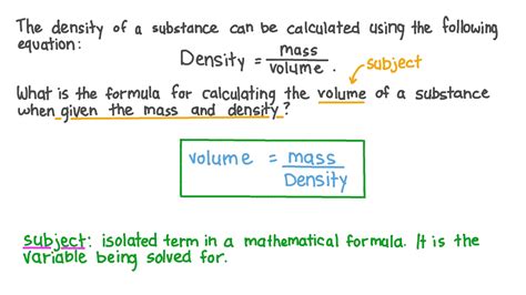 Volume Equation