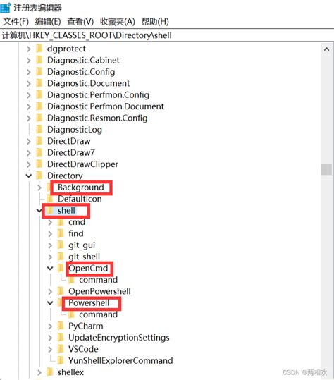 如何在鼠标右击选项中添加cmd或powershell右键添加powershell Csdn博客