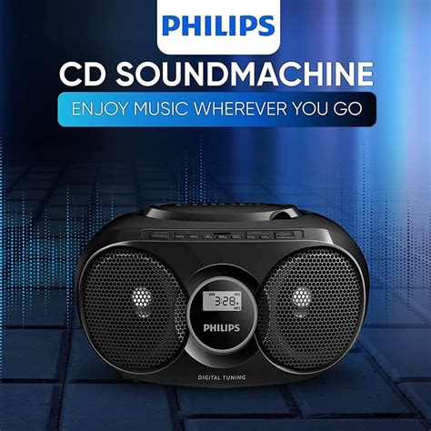Philips Portable Cd Player Usb Radio Boombox Stereo System Great For