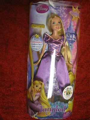 Disney Rapunzel Tangled Doll 11 Doll With Hair Extension And Brush New