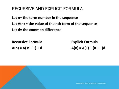 Arithmetic And Geometric Sequences Ppt