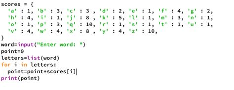 Problem 1 Scrabble Scorer Ist By Stephanie Dimovski
