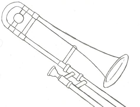 Trombone Drawing At Explore Collection Of Trombone