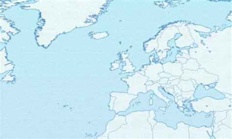 Alargeblankworldmapwithoceansmarkedinblue03 Aiphone Uk