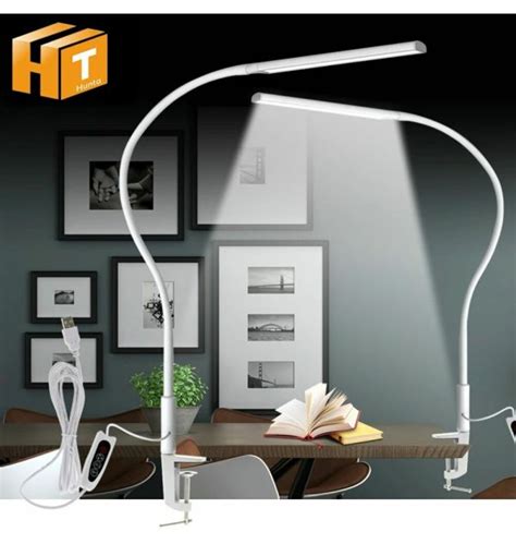독서실스탠드 무선스탠드 책상전등 독서등 긴 팔 테이블 램프 클립 사무실 책상 64pcs Led Usb 빛 3 티몬