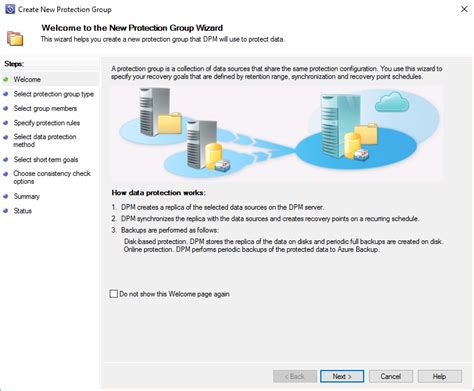 Create VMware Data Protection Group Microsoft Azure Backup Server Virtualization Howto