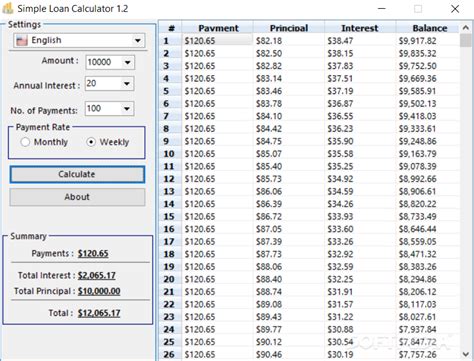 Simple Loan Calculator Download Softpedia