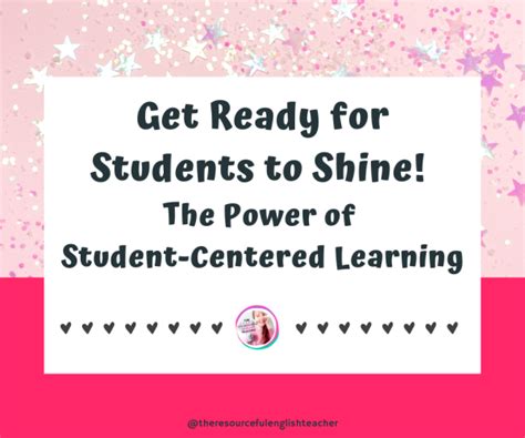 The Power Of Student Centered Assessments The Resourceful English Teacher