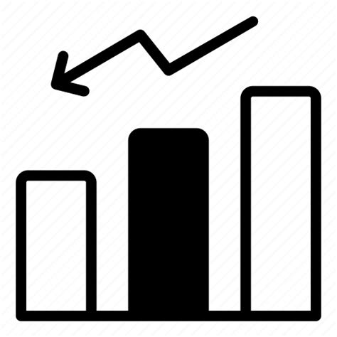 Decrease Statistic Report Analysis Business Finance Corporate Icon Download On Iconfinder