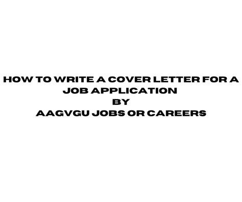 How To Write A Cover Letter For A Job Application In Canada Design Talk