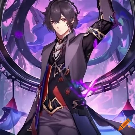 Detailed Artwork Of A Male Character From Honkai Star Rail On Craiyon