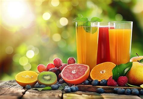 Premium Photo Photo Of Fresh Healthy Natural Mix Fruit Juice Smoothies